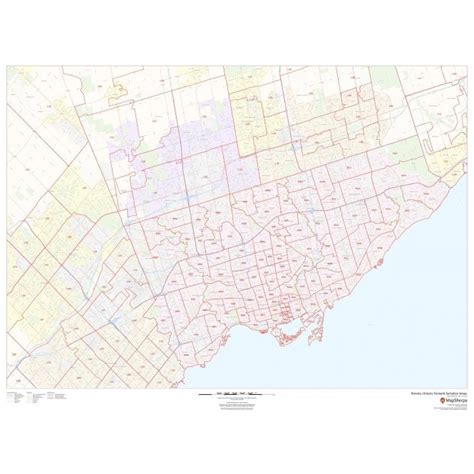 Toronto Ontario Postal Code Forward Sortation Areas