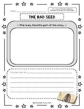 The Bad Seed Literature Guide Common Core Aligned By Amber Kotzin