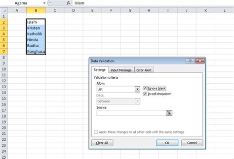 Cara Mudah Membuat Dropdown List Di Excel IT Jurnal