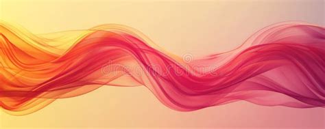 A Stunning Gradient Color Wave Background With Smooth Flowing Lines Transitioning From Red To