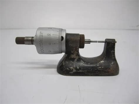 Vtg Antique Bergeon Watchmakers Watch Making Bench Micrometer Metric Mm Eur 109 44 Picclick Fr