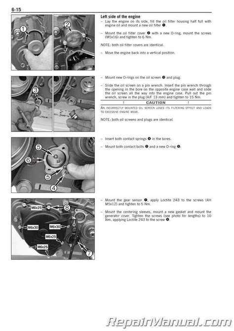 2007 Ktm 690 Lc4 Engine Repair Manual Printed