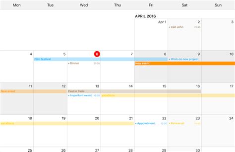 推荐开源项目：calendarlib 精美的ios日历库 Csdn博客
