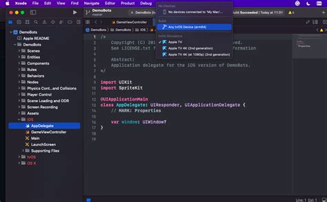 project isn t working on iphone simulators but is working on tvos r swift