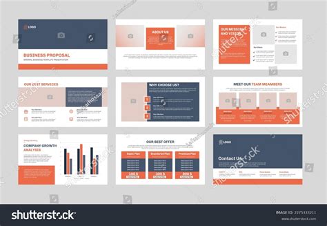 Business Proposal Presentation Slide Use Keynote Stock Vector Royalty Free 2275333211