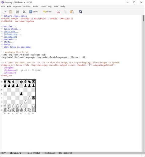 954x1033 Emacs In Org Mode Latex And Skak Rchessporn