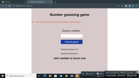 Sufiyan Khan On Linkedin Numberguessinggame