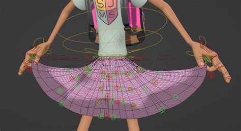 Make Skirt Rig React To Leg Movement Animation And Rigging Blender Artists Community