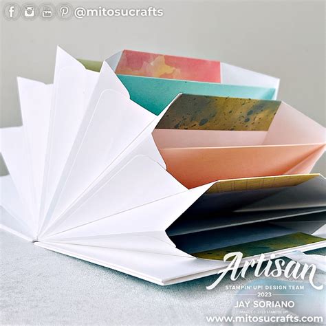 How To Make An Expanding Envelope Folder Mitosu Crafts