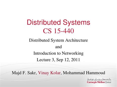 Ppt Distributed Systems Cs 15 440 Powerpoint Presentation Free