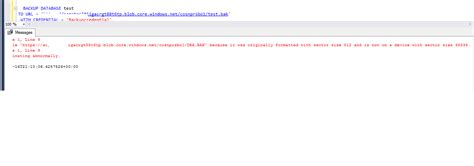 Restore From Azure Blob Sqlservercentral Forums