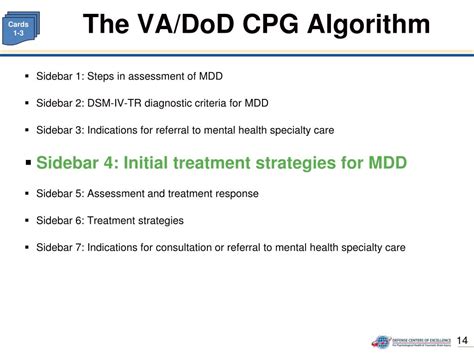 Ppt Va Dod Clinical Practice Guideline For Management Of Powerpoint Presentation Id 3354791