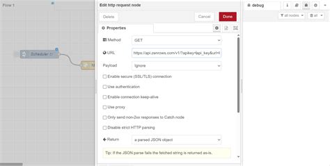 How To Integrate Node Red With Zenrows Zenrows Docs