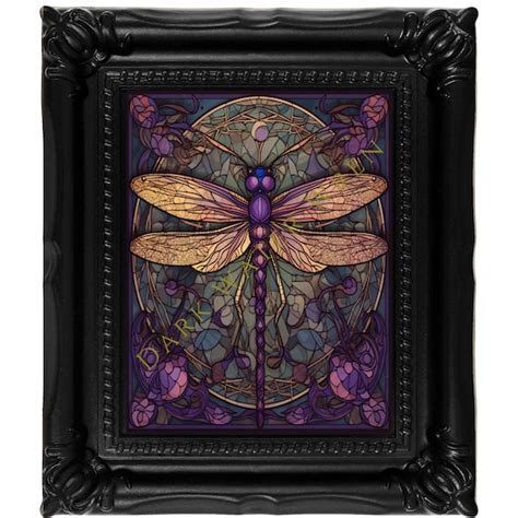 Disegno Libellula Viola