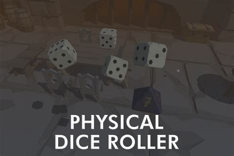 physical dice roller physics unity asset store