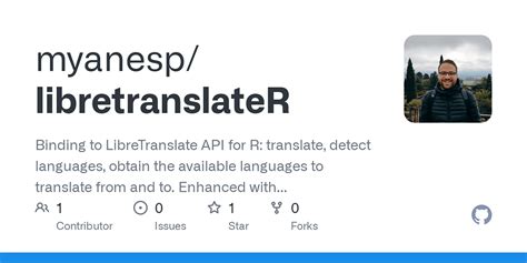github myanesp libretranslater binding to libretranslate api for r general libretranslate