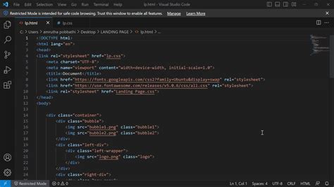 amrutha pobbathi on linkedin landingpage html css octanet webdevelopment html css