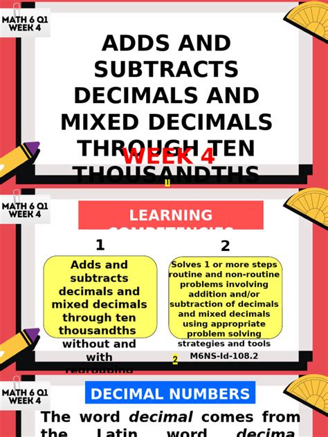 Math 6 Q1 W2 Multiplies Simple Fractions And Mixed Fractions New Pdf Numbers Decimal