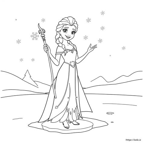 Free Coloring Elsa