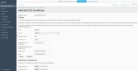 Plesk Ssl Configuration And Installation Guide Ssltrust