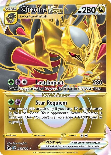 Giratina Vstar 212 Prices Pokemon Lost Origin Pokemon Cards