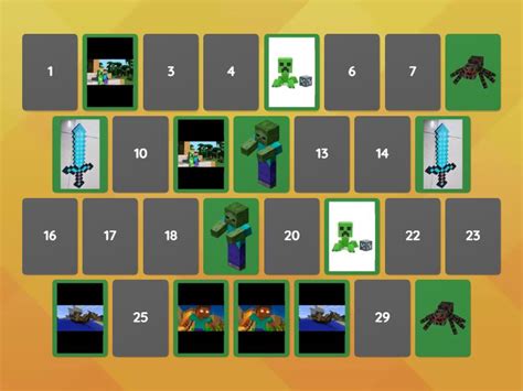 MINECRAFT Memory Matching Pairs MINECRAFT Memory Matching Pairs