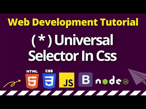 Universal Selector In CSS In Hindi Selectors In CSS CSS Tutorial YouTube