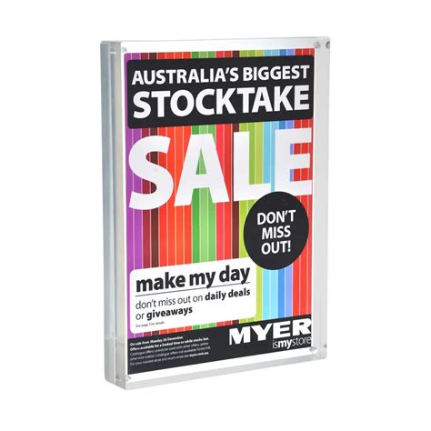 Plastic Frames Perspex Frames For Pos Or Picture Frames