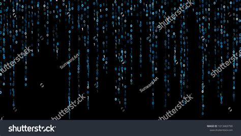 Vector Binary Code Screen Background Zero 库存矢量图（免版税）1013469790 Shutterstock