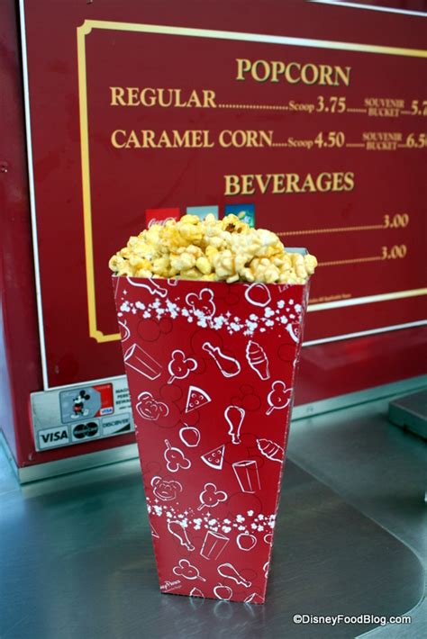 Review Disney California Adventure Caramel Popcorn The Disney Food Blog
