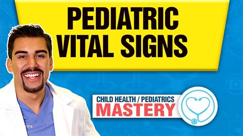 Pediatric Vital Signs Nursing Assessment Pediatric Nclex Review Youtube