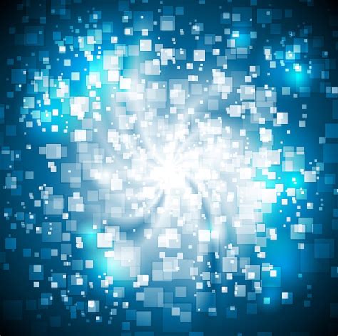 Premium Vector Abstract Blue Shiny Tech Background