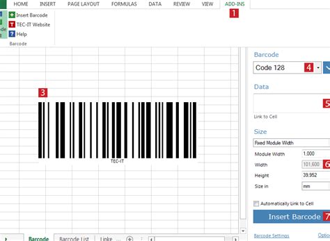 Crear Código De Barras En Excel