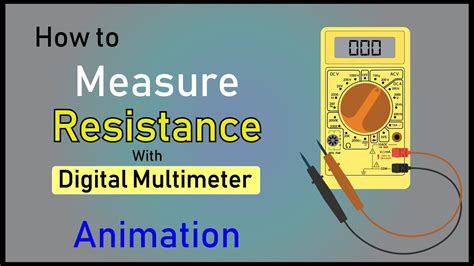 How To Measure Resistance With A Multimeter Check Resistance With Digital Multimeter Youtube