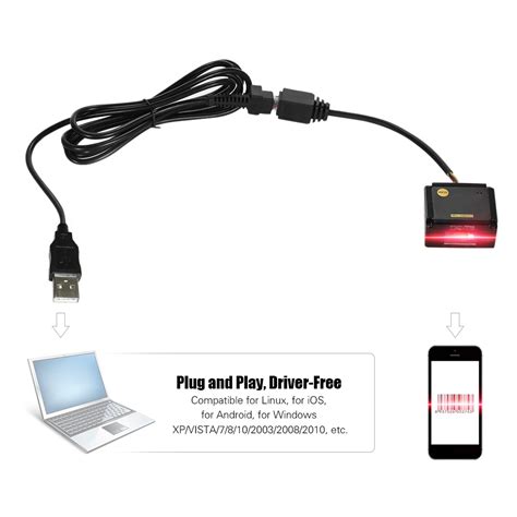 Embedded 1d Barcode Scanner Reader Portable Scanner Module Ccd Bar Code