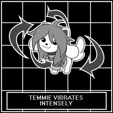 Temmie Vibrates And Spins Steady Face Version By SymbianL On DeviantArt