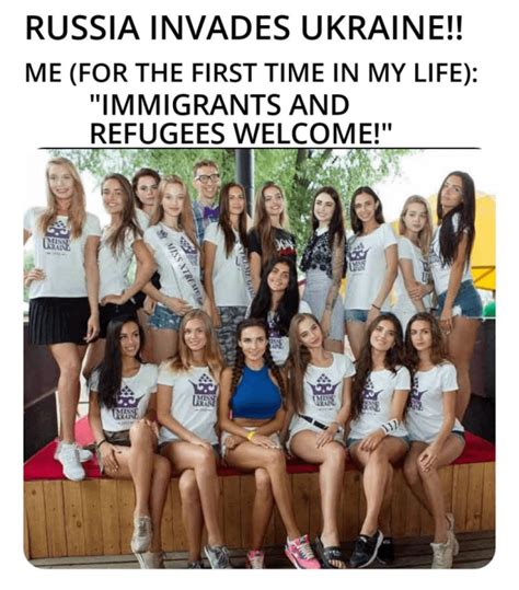 Ukraine Refugees Welcome Raskthedonald
