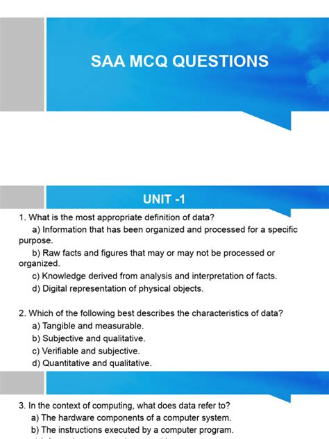 Unit1 Download Free Pdf Data Information