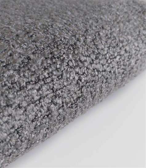 Gray Boucle Upholstery Fabric By The Yard Heavy Luxury Fabric Etsy