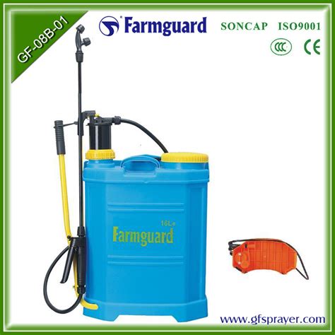 16l Plastic Pp Material Hand Operated Manual Agricultural Knapsack Sprayer Sprayer And