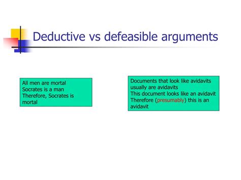 Ppt Law Logic Summerschool 2012 Session 112 Argumentation And