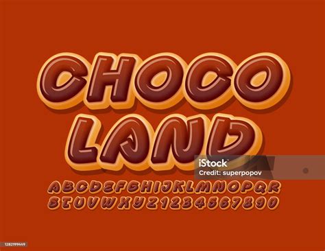 달콤한 도넛 알파벳 편지와 숫자와 벡터 맛있는 엠블럼 초코 랜드 공휴일에 대한 스톡 벡터 아트 및 기타 이미지 공휴일 귀여운 그래픽 프린트 Istock