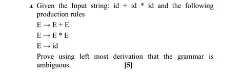 Solved D ﻿given The Input String Id ﻿id ﻿id And The