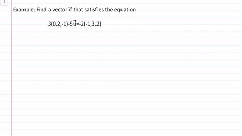 Labtube Elementary Linear Algebra Example Of Properties Of Vector