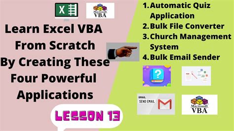 Ms Excel Vba Tutorials For Beginners Lesson 13 How To Create A User Form Youtube