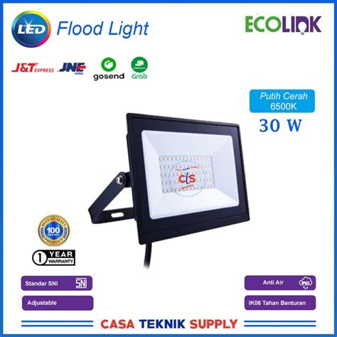 Jual Lampu Sorot Led Floodlight Watt W Watt Ecolink Putih K Di Lapak Casa Teknik