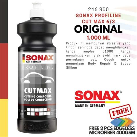 Promo Sonax Sonax Profiline Cut Max 63 Original 1 Liter Cutmax Compound Diskon 23 Di