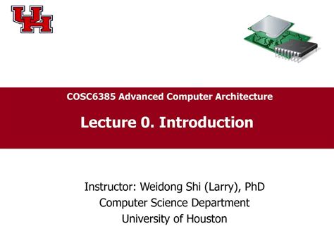 Cosc6385 Advanced Computer Architecture Ppt Download