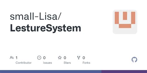 Github Small Lisa Lesturesystem