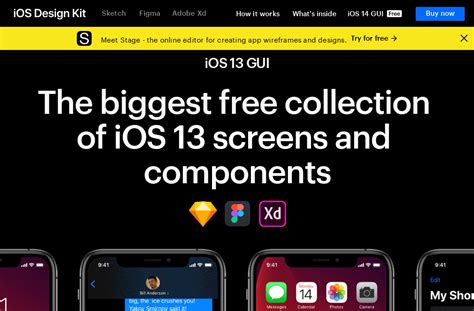 Ios Design Kit Library Of Ios App Templates And Ui Elements — Ios 13 Gui